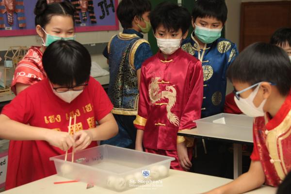 The chopstick challenge | St. Stephen's International School Bangkok