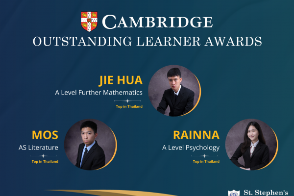 Cambridge Outstanding Learner Award winners | St. Stephen's ...