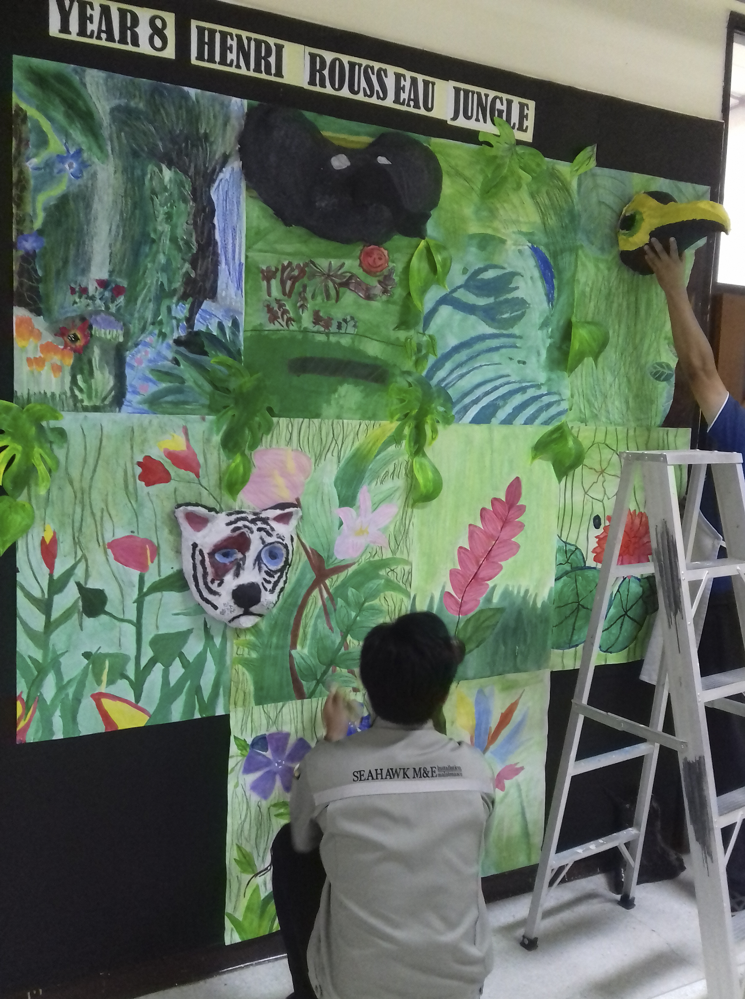 Stunning Year 8 Jungle Art | St. Stephen's International School Khao Yai